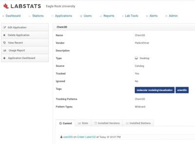 Software Inventory Overview - LabStats