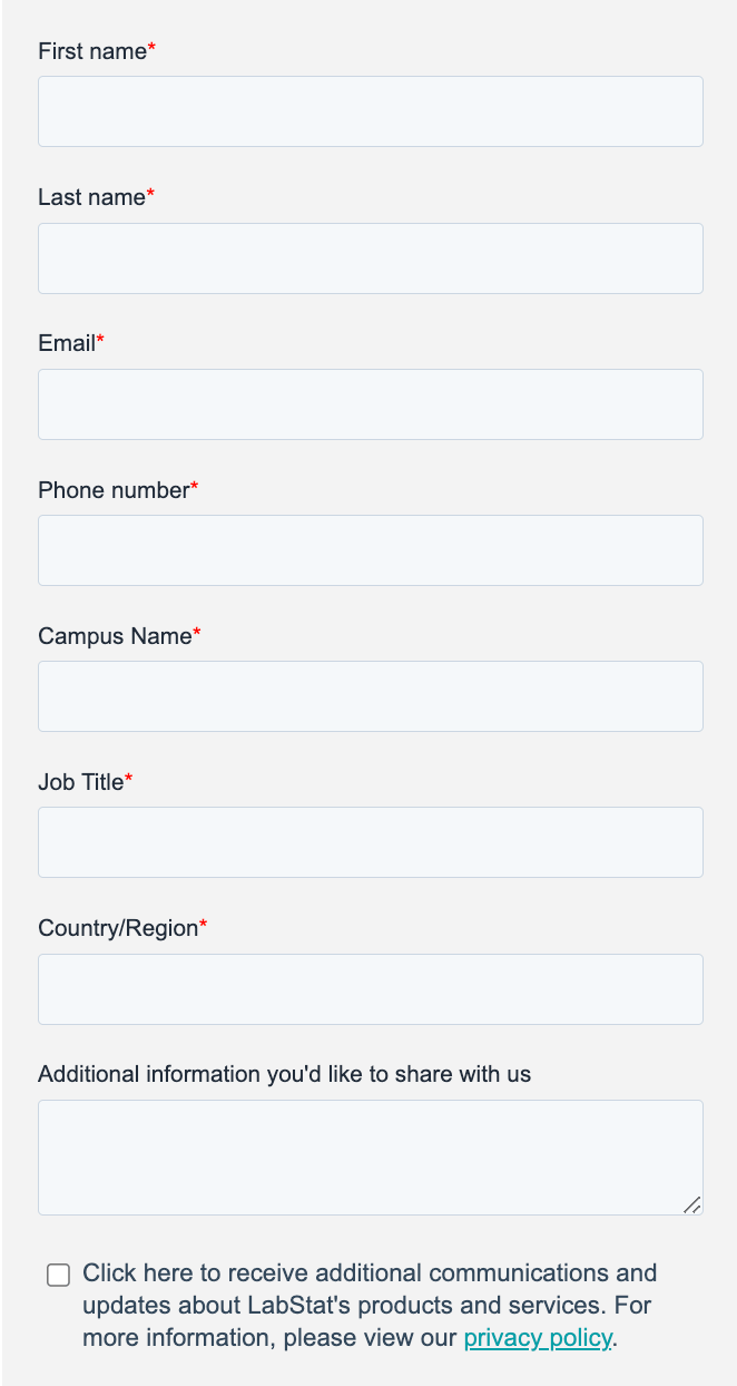 LabStats Direct Data Access - LabStats